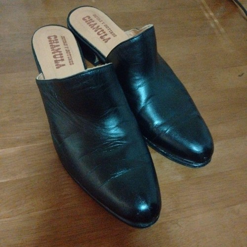 Chamula Black Leather Clogs Size US9-10 Men's Used | eBay