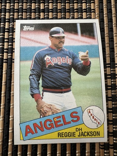 1985 Topps - #200 Reggie Jackson Error Card. | eBay
