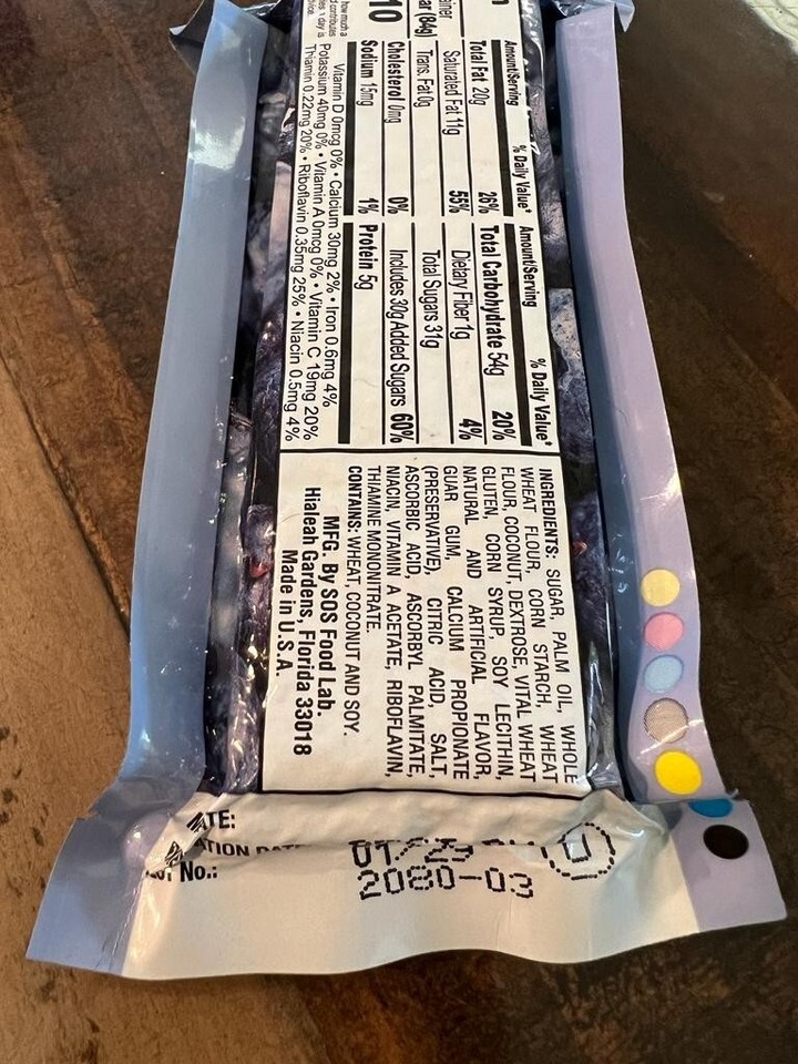 10 Meal Pack of Emergency Camping Survival MRE Food Energy Bar Rations ...