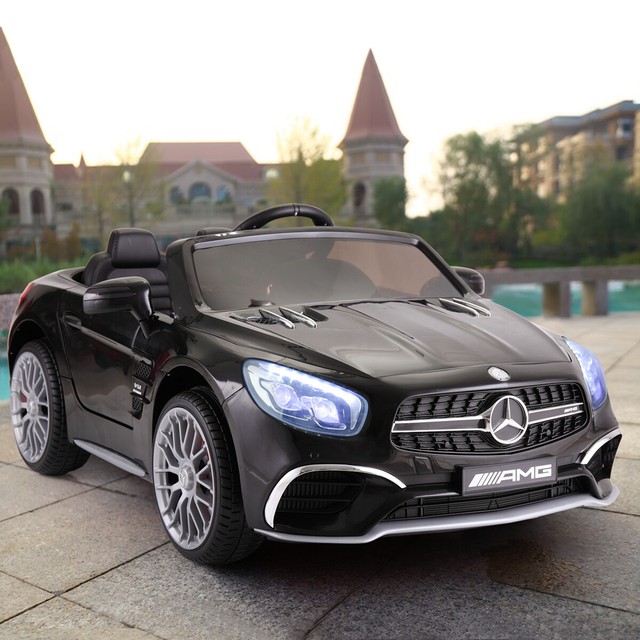 Power Wheels Mercedes Benz 12V Battery Powered Ride on Car - Black for ...