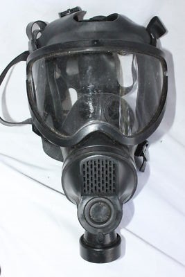 Belgian Military Issued BEM Mask Protection Gas Mask 40 MM Filters NBC ...