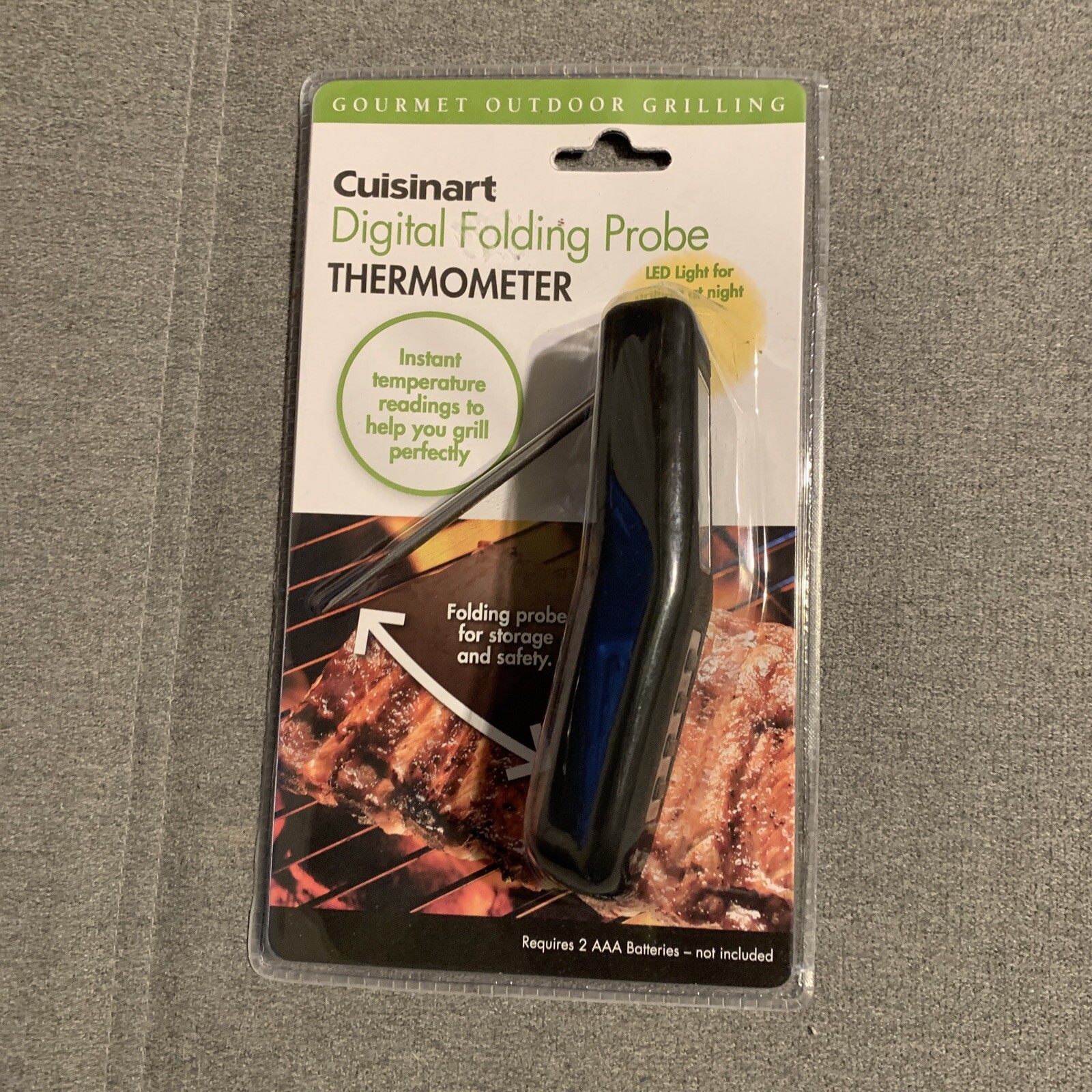 Cuisinart Csg-466 Digital Folding Probe Thermometer Black for sale ...