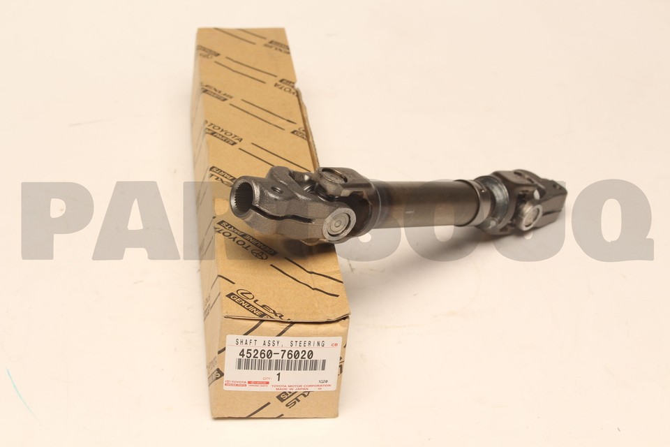 4526076020 Genuine Toyota SHAFT ASSY, STEERING INTERMEDIATE, NO.2 45260 ...