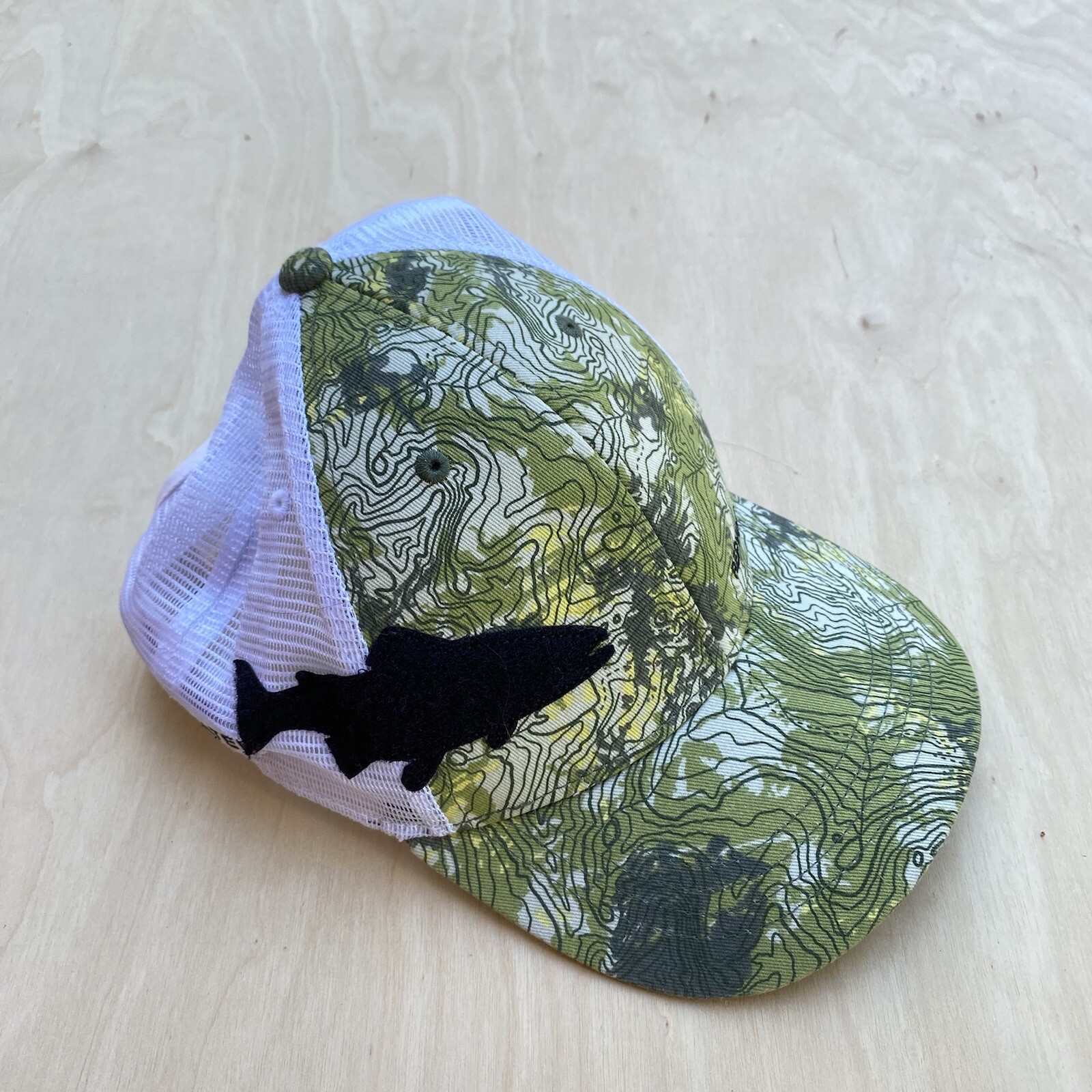 Reap Your Water Camo Trout Fly Patch Hat Cap Adjustab… - Gem