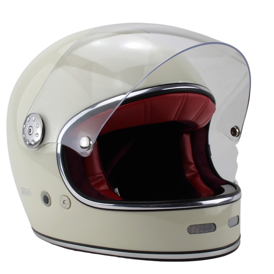 ViPER F656 Helmet Fiberglass Motorcycle Full Face Retro Vintage ...