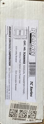 Reliance TCA0606D Generator Transfer Panel 60 Amp 120/240 Volt New ...