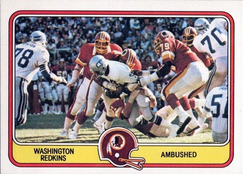 1981 Fleer Team Action Washington Redskins #56 Ambushed | eBay