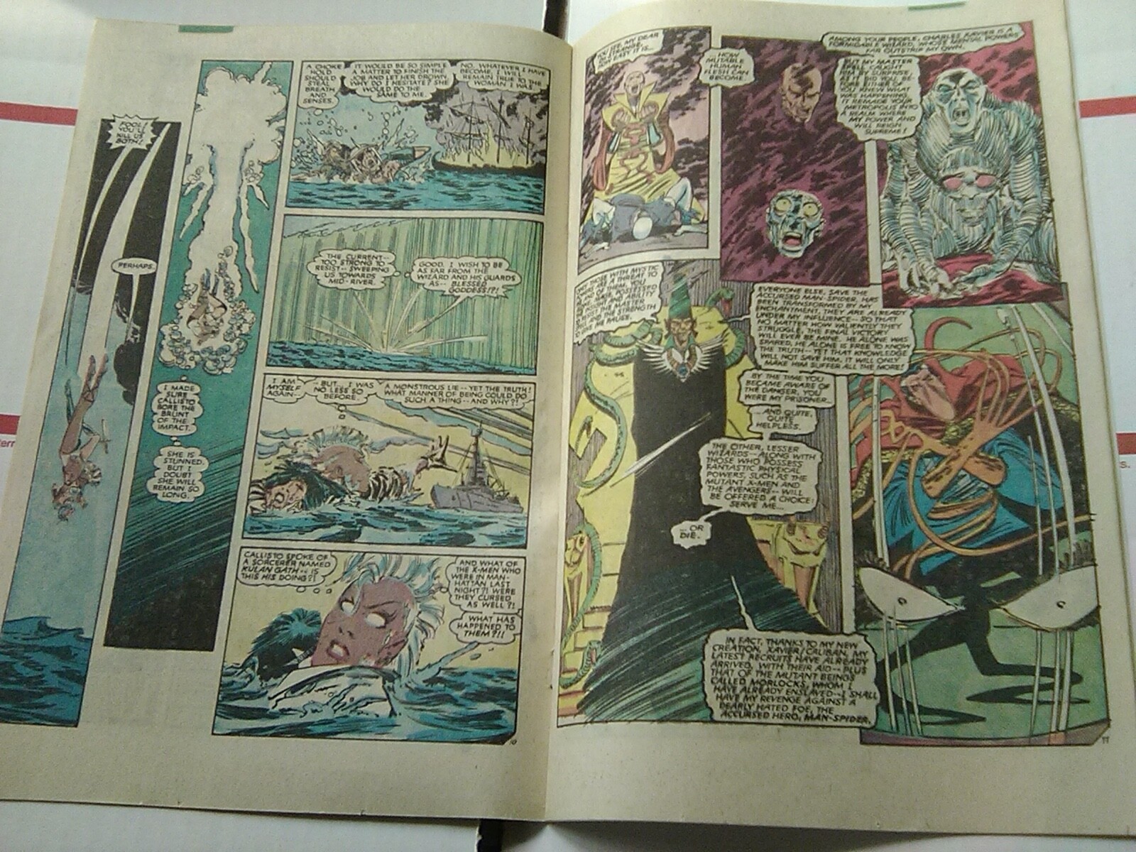 Uncanny X-Men #190 NICE AVENGERS SPIDER-MAN NEW MUTANT Marvel xmen 190 ...