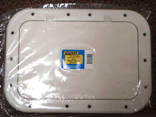 HATCH PRY UP WHITE RABUD HATCH COVER DECK PLATE 50-39121 BOAT MARINE ...