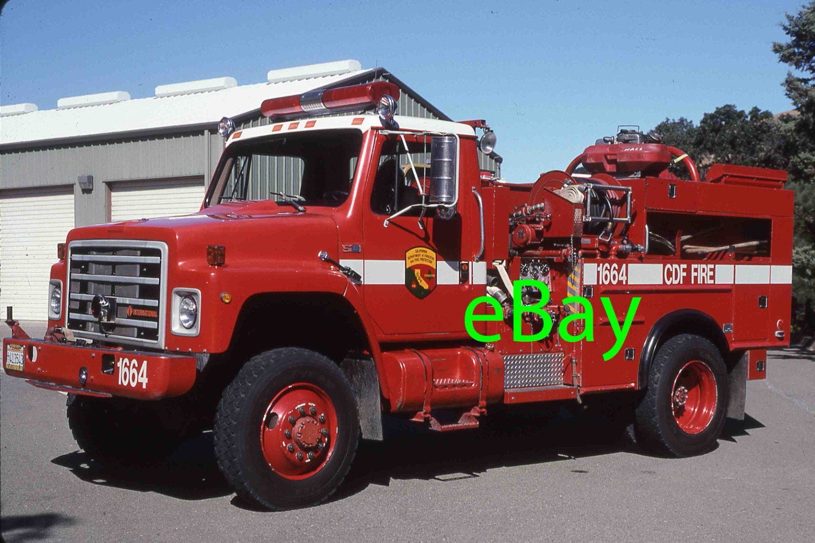 Fire Truck Photo CDF Cal Fire Sunol IHC 4X4 West-Mark Engine Apparatus ...