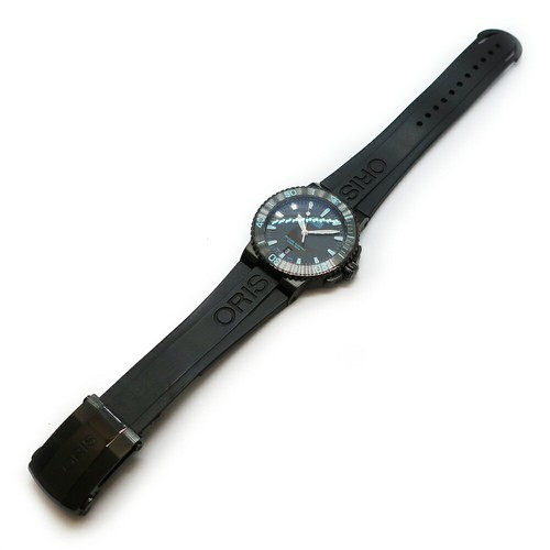 Oris Aquis Diver Date 733 7653 4725R Automatic SS/CE Black Dial 43mm ...