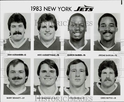 1983 Press Photo New York Jets Football Player Headshots - srs01988 | eBay