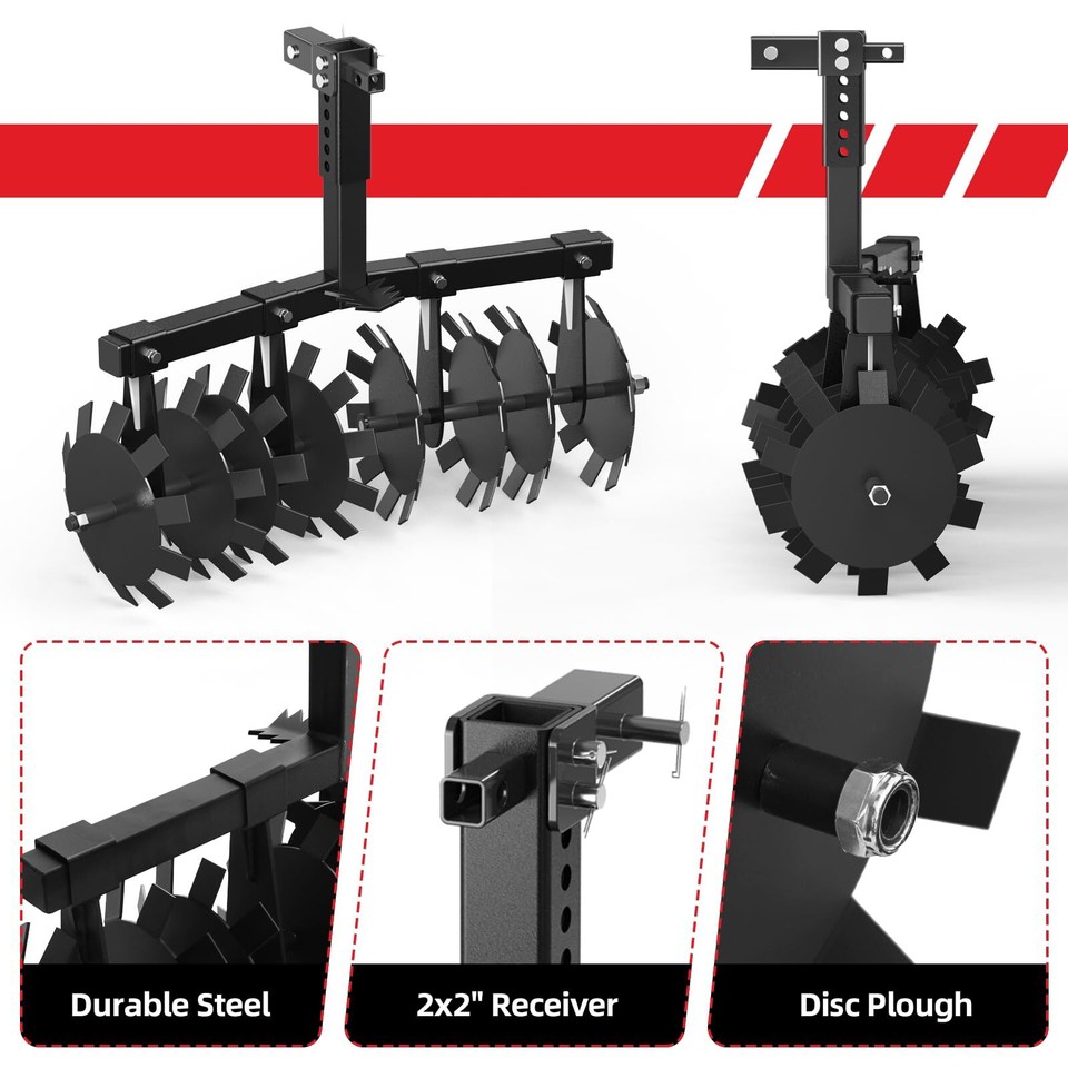 Disc Plow Harrow Adjust Height Width Cut Disc Plow Steel Round Plow ...