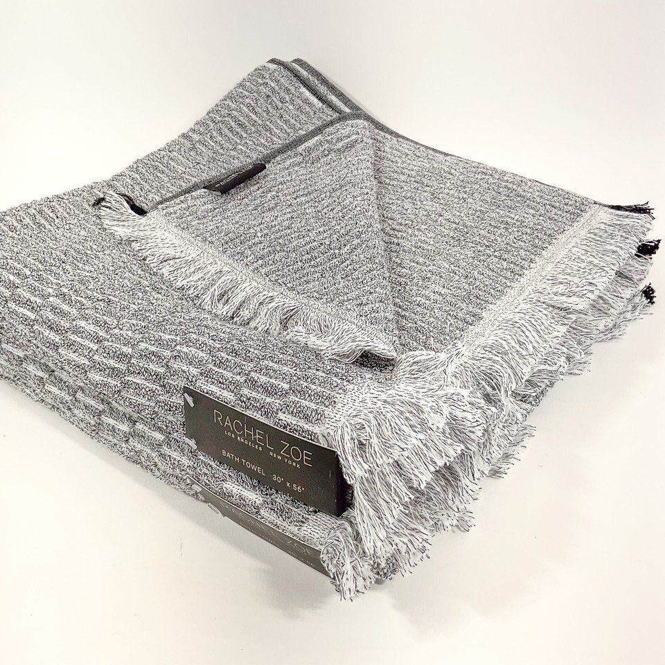 Rachel Zoe Bath Towels 2 Bath, 2 Hand Bathroom 4 Pc Set t New | eBay