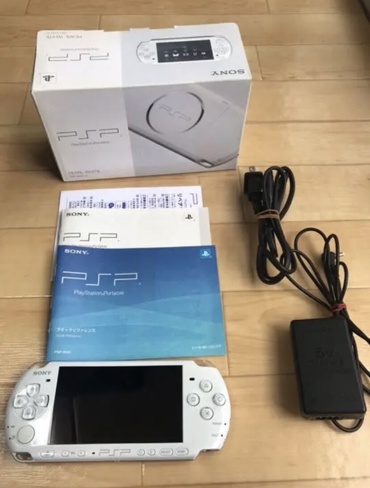 PSP-3000 SONY PSP Playstation Portable Console Accessory Complete Used ...