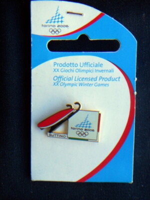 2006 Italy TORINO XX Winter Olympics PIN original folder SLEDGE A) | eBay