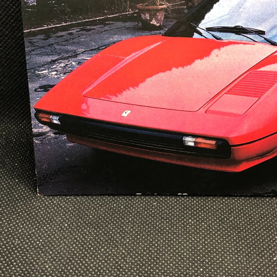 Ferrari 308 GTB Big Card Japanese No.24 Very Rare Vintage Japan JP F/S ...