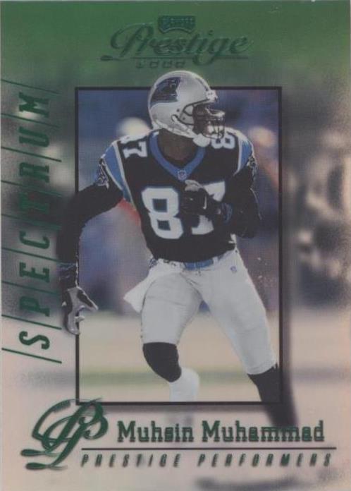 2000 Playoff Prestige - Prestige Performers Muhsin Muhammad #204 Green ...