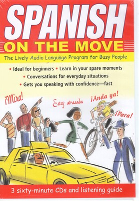 Spanish on the Move (3CDs + Guide) by Jane Wightwick (2003) (BRAND NEW ...