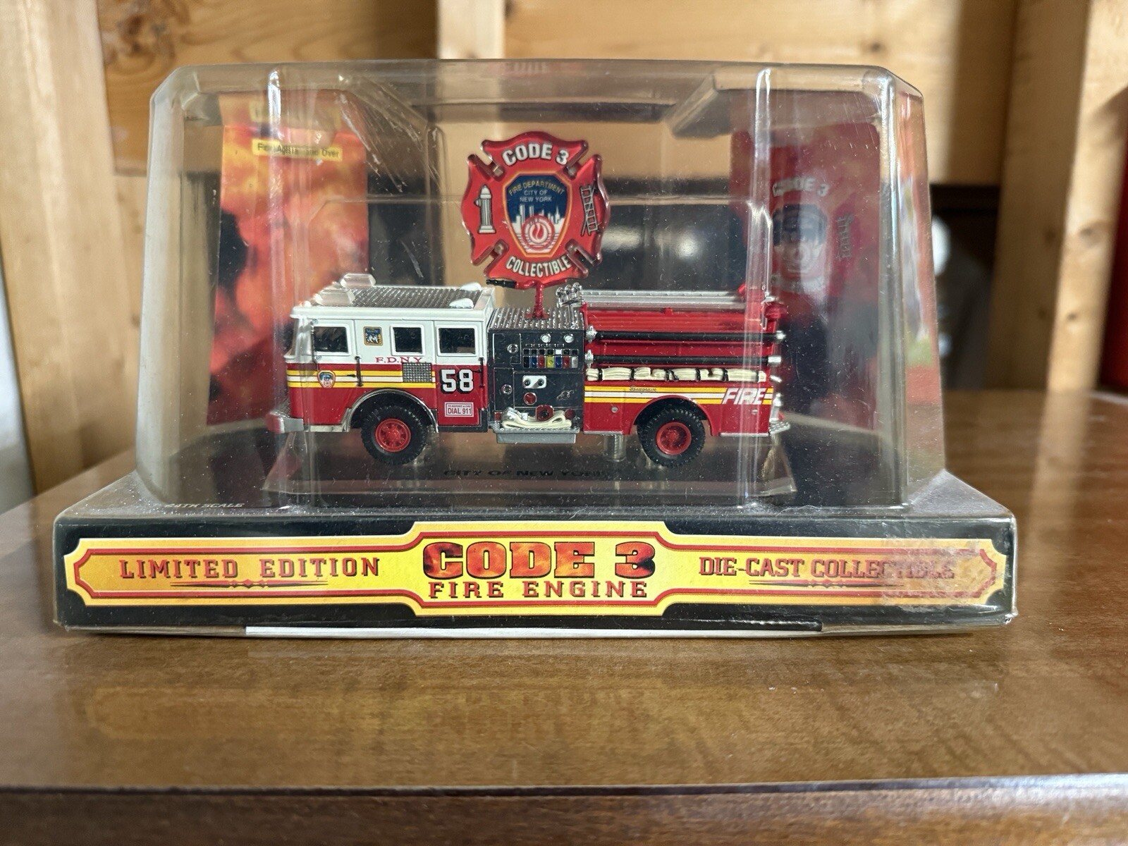 Code 3 Collectible FDNY Seagrave Engine New In Box Never Opened | eBay