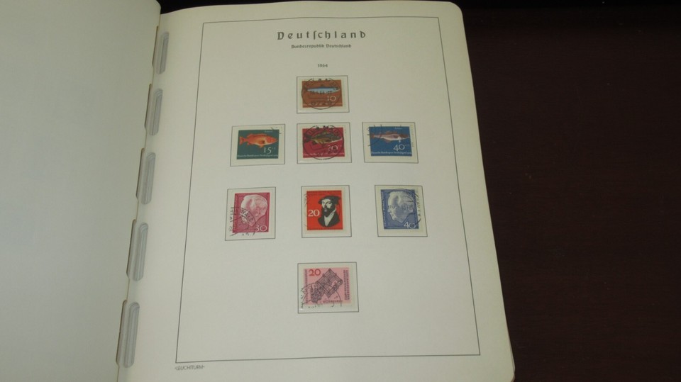 GERMANY STAMPS COLLECTION 1960-1991 FINE USED IN HINGELESS LIGHTHOUSE ...