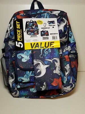 Reboot Sharktopus 5-in-1 Backpack Children School Set | eBay