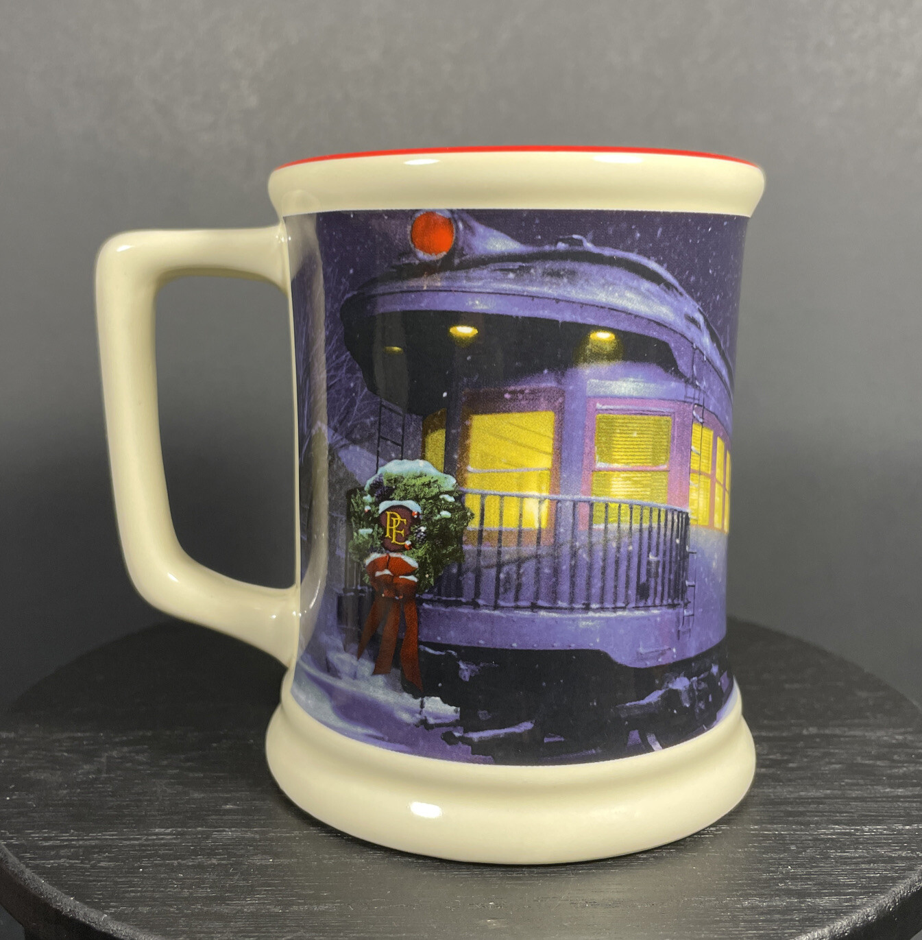 The Polar Express BELIEVE Ceramic Mug 3-D Design Hot Chocolate Coffee ...