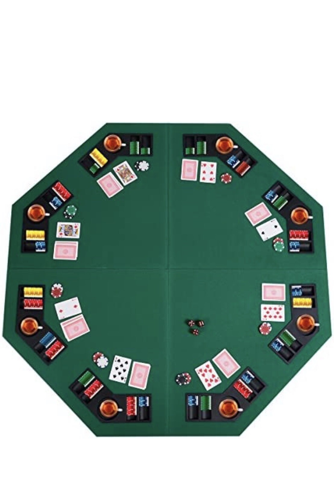 Portable Marlboro Unlimited Compass Poker Table Top (6 Player) With ...