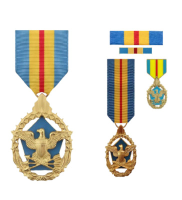 DEFENSE DISTINGUISHED SERVICE MEDAL HAT PIN MINI LAPEL HAT PIN UP US ...