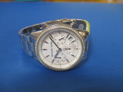 MICHAEL KORS STERLING SILVER MK6428 Women Wrist Watch | eBay