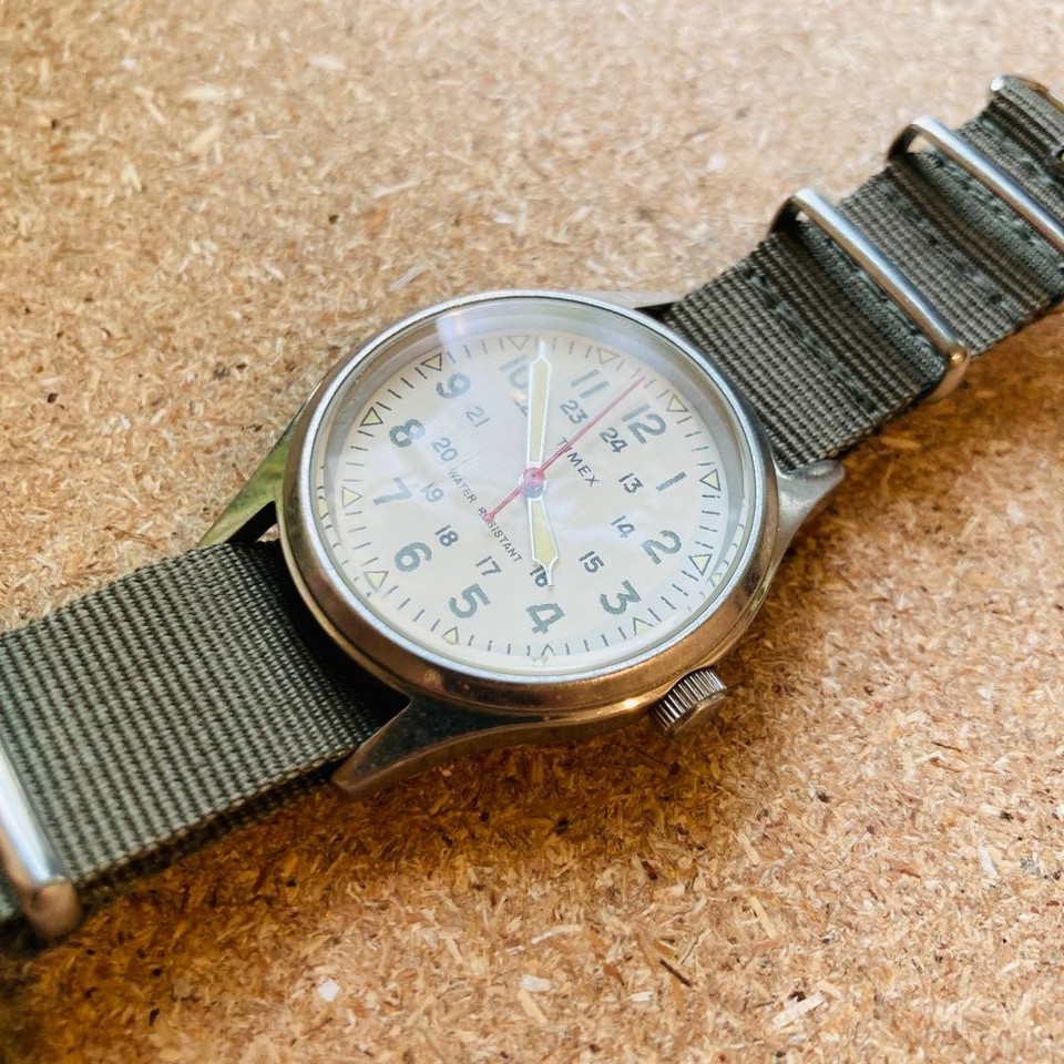 Timex J Crew Collaboration Watch Vintage Army Style Limited Edition ...