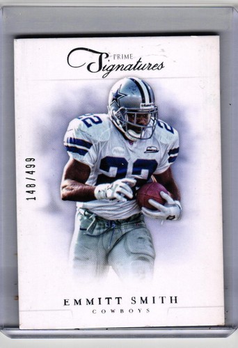 2012 Panini Prime Signatures Emmitt Smith #157 SN,148/499 | eBay