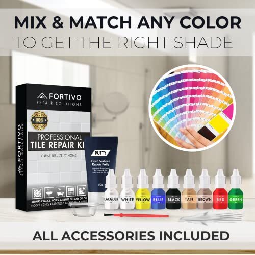 Tile Repair Kit Stone Repair Kit - Porcelain Repair Kit for Cracked ...