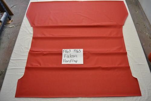 1963 63 1964 64 1965 65 FORD FALCON 2 DOOR HARDTOP BRIGHT RED HEADLINER ...