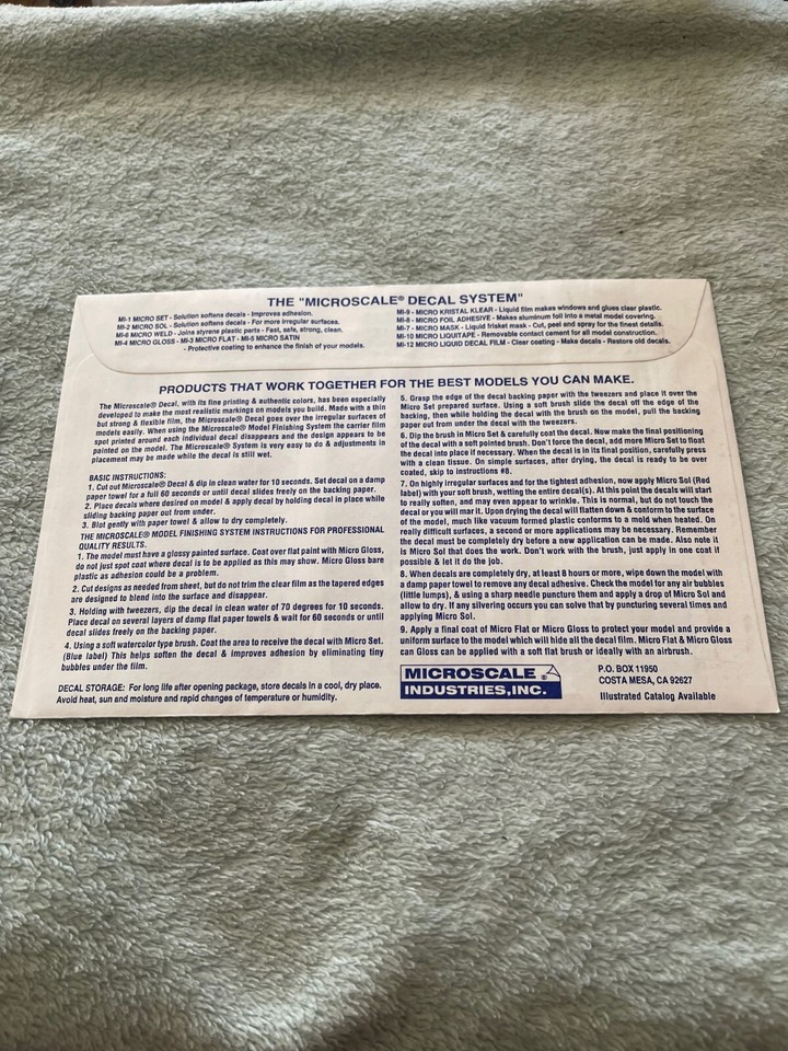 Vintage Microscale HO Scale Decal #87-994 Conrail SD80MAC Diesels | eBay