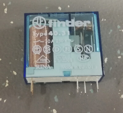 Lot of 5 pcs !!! Relay FINDER type 40.31 10A 250V 24VDC | eBay