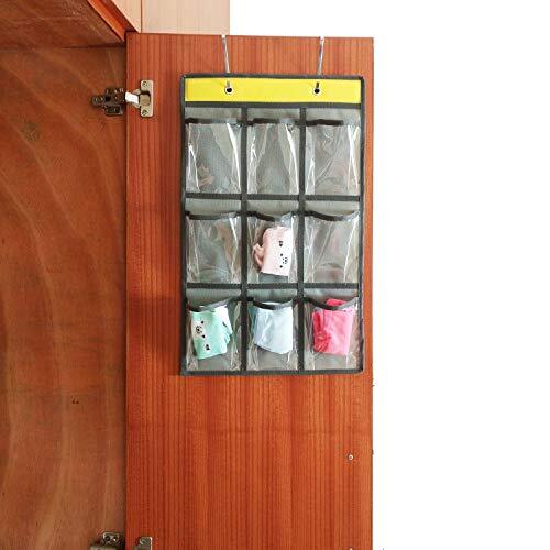 NIMES Hanging Closet Underwear Sock Jewelry Storage Over The Door ...