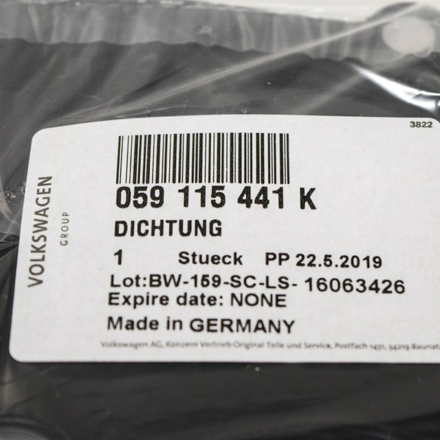 Audi 059115441K Engine Oil Filter Adapter Gasket/oil Filter Gasket for ...