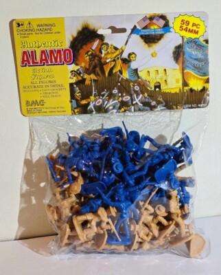 Authentic Alamo Action Figures 59 Pcs Davy Crockett Jim Bowie BMC NEW ...