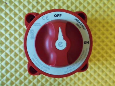 Blue Sea Off-On Battery Switch , Marine - Model# 9003E | eBay