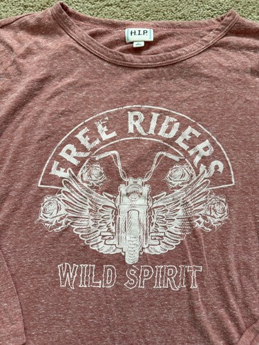 Free Riders Wild Spirit Ladies long sleeve open back tee shirt by H.I.P ...