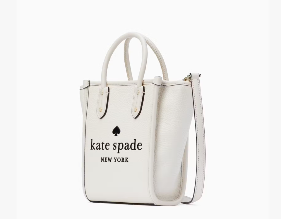 Kate Spade New York Ella Pebbled Leather Mini Tote Crossbody Satchel ...