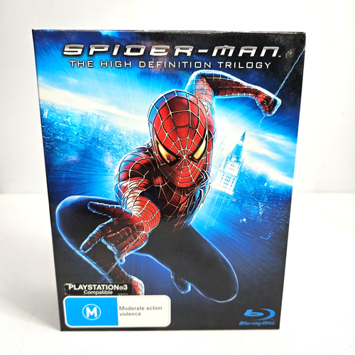 Spider Man Blu-Ray Box Set Trilogy High Definition 4 Disc Set All ...