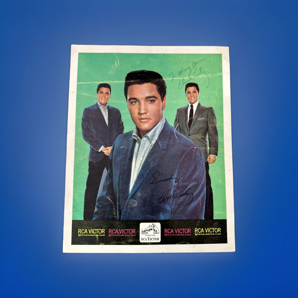 Autographed ELVIS PRESLEY Original RARE RCA VICTOR PROMO Catalog | eBay