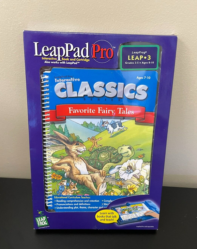 Leapfrog LeapPad Pro Classics Favorite Fairy Tales w/Cartridge & Book ...