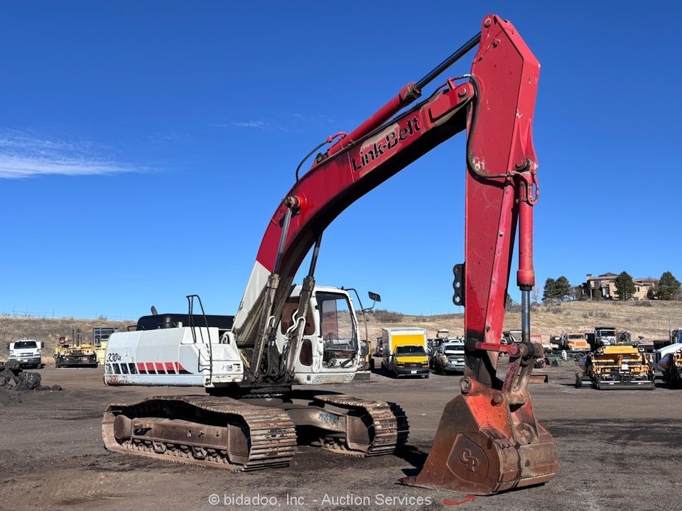 2005 Link-Belt 330LX Excavator Crawler Trackhoe Cab Isuzu Bucket ...