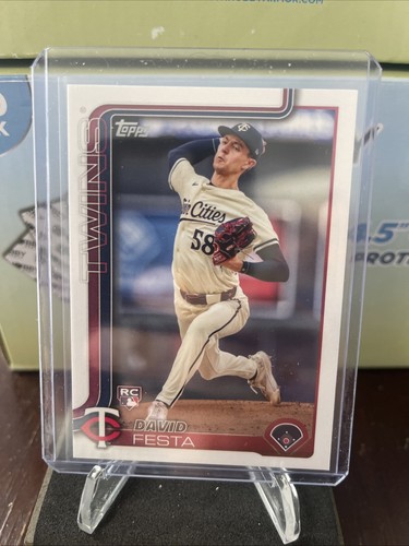 2025 Topps Baseball Series 1 #178 David Festa, Minnesota Twins RC | eBay