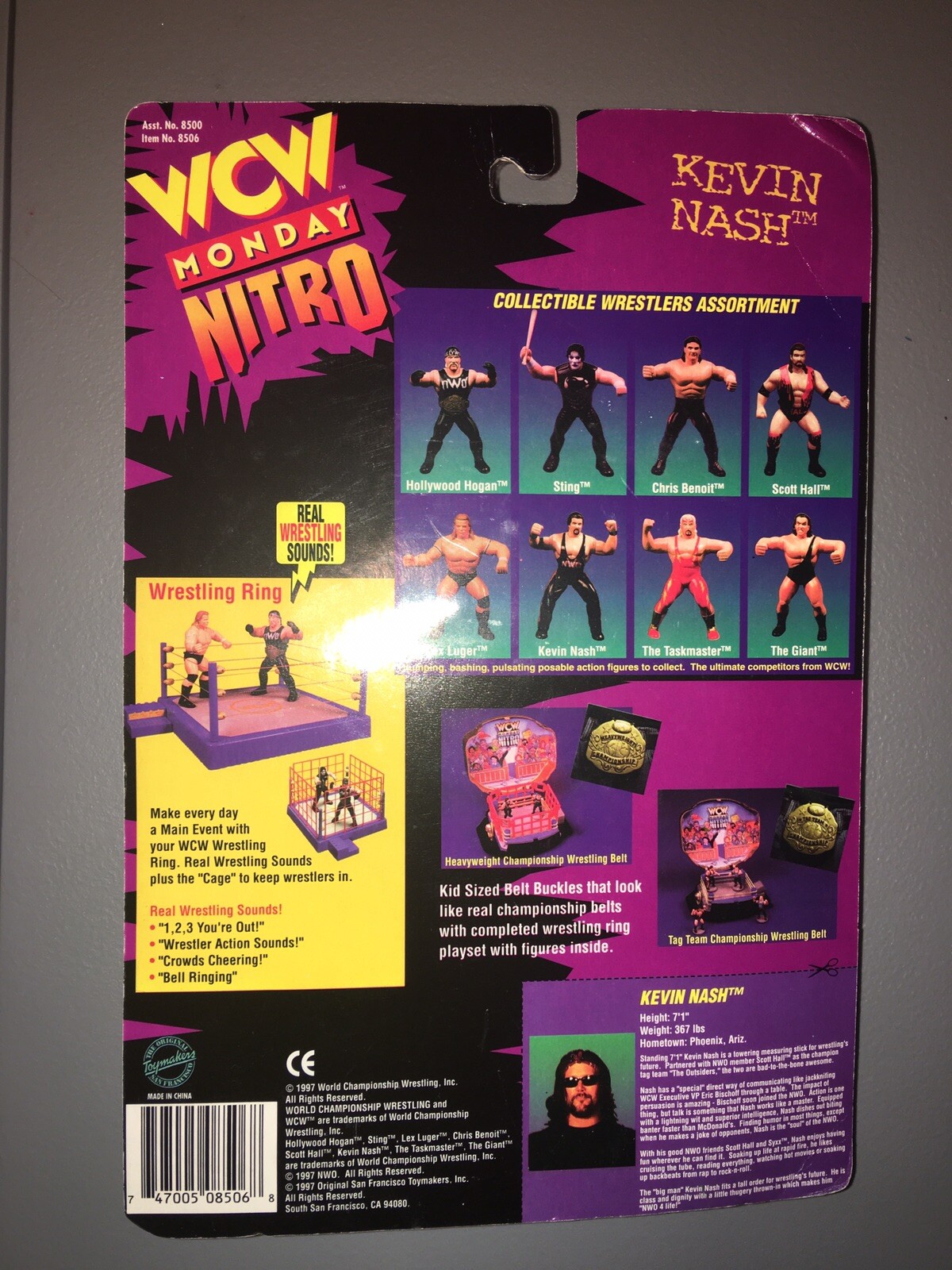 1997 WCW MONDAY NITRO FIGURE LOT WWF WCW WWE NWO STING HULK HOGAN LEX ...