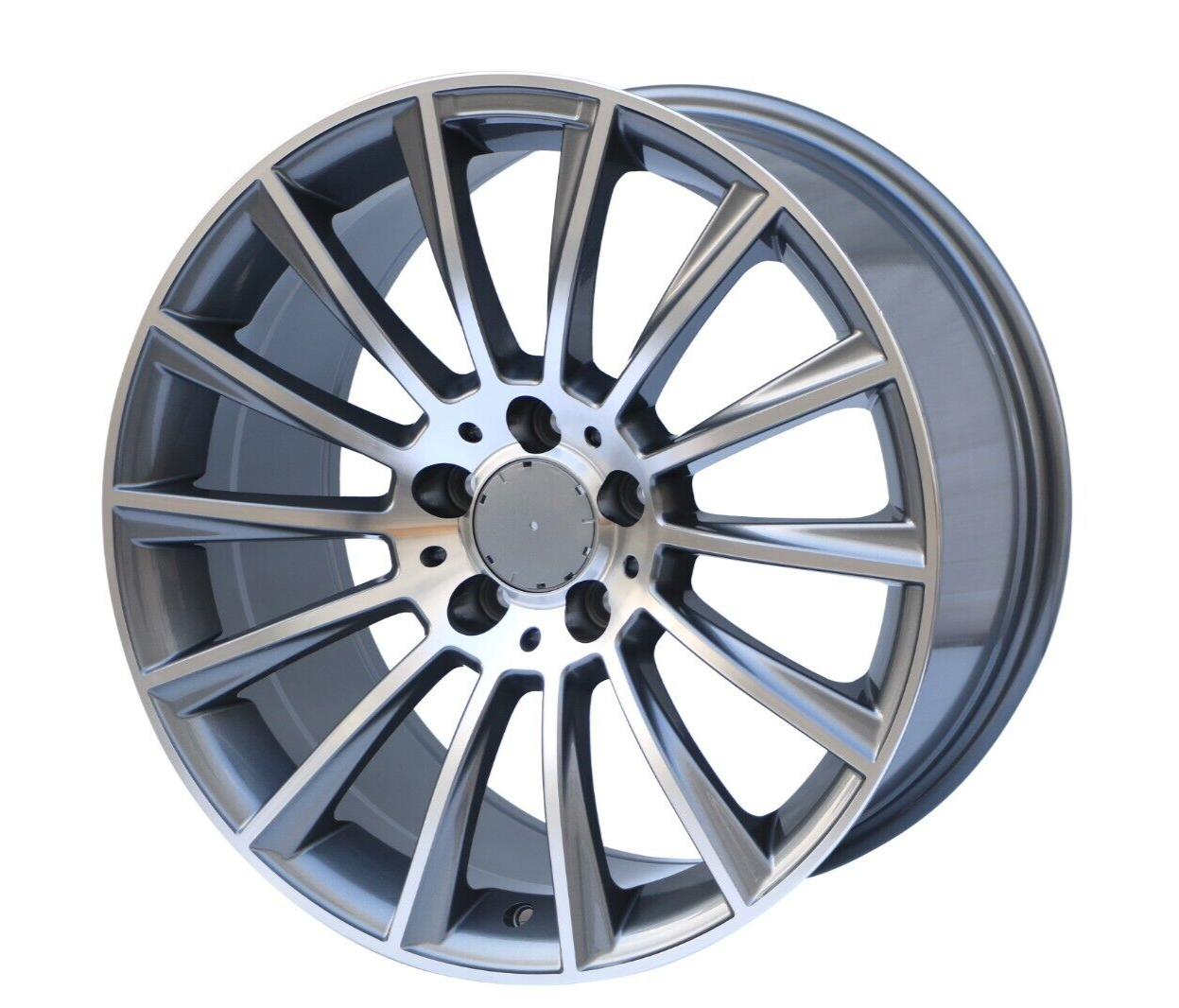 SET OF 18" AMG TURBINE STYLE WHEELS RIMS FIT MERCEDES BENZ E300 E350 E ...