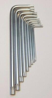 Long Torx Security Star Key Loose T10 T15 T20 T25 T27 T30 T40 T45 T50 ...